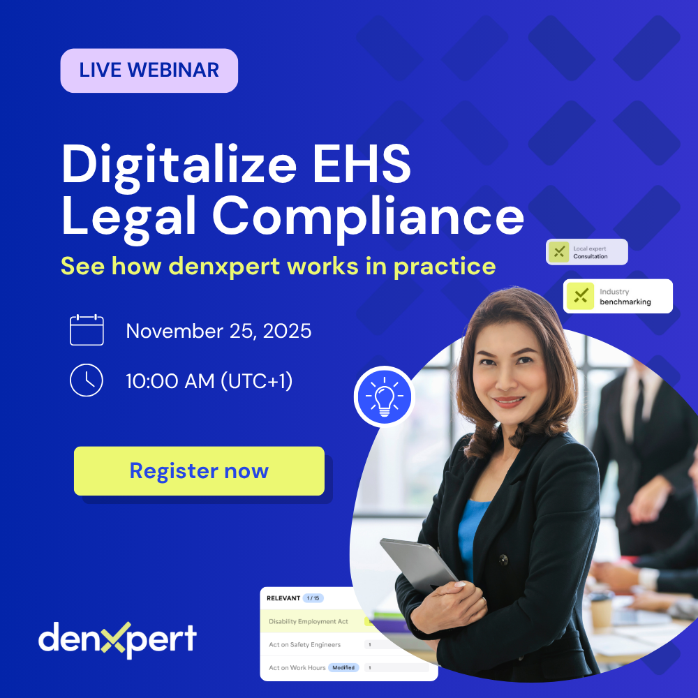 Digital EHS Compliance Software Demo - denxpert webinar